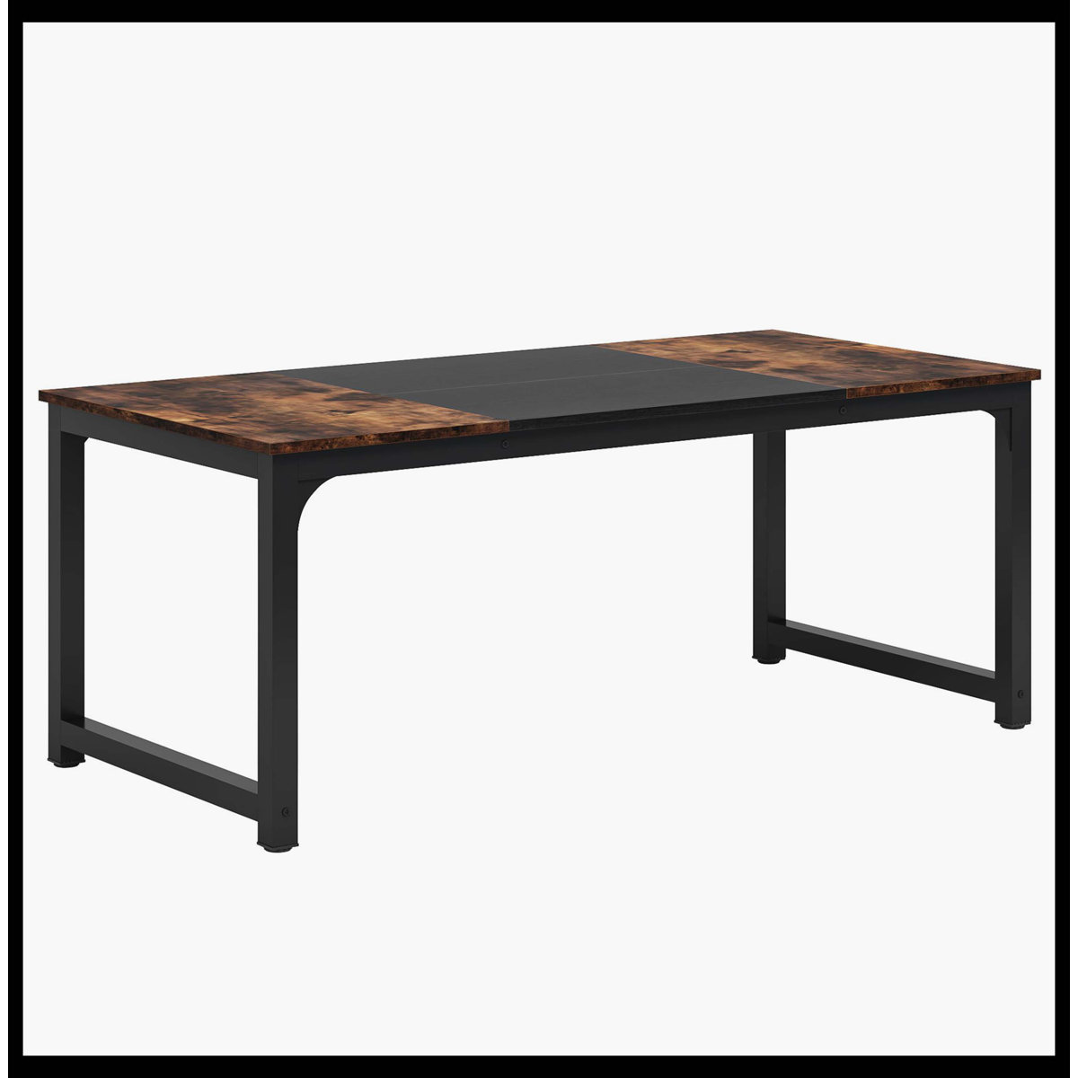 Mercer41 Simple Conference Table, Rectangular Meeting Table Computer Desk - Wayfair Canada